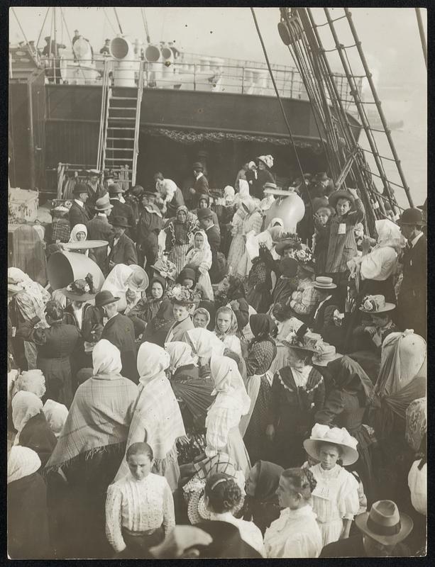 Immigrants awaiting to be landed, in the land of honey. - Digital ...