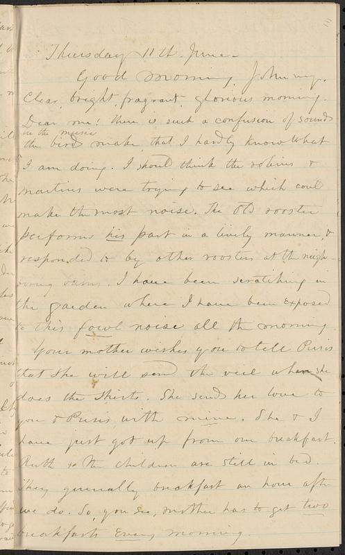 Letter from Zadoc Long to John D. Long, June 11, 1868 - Digital ...