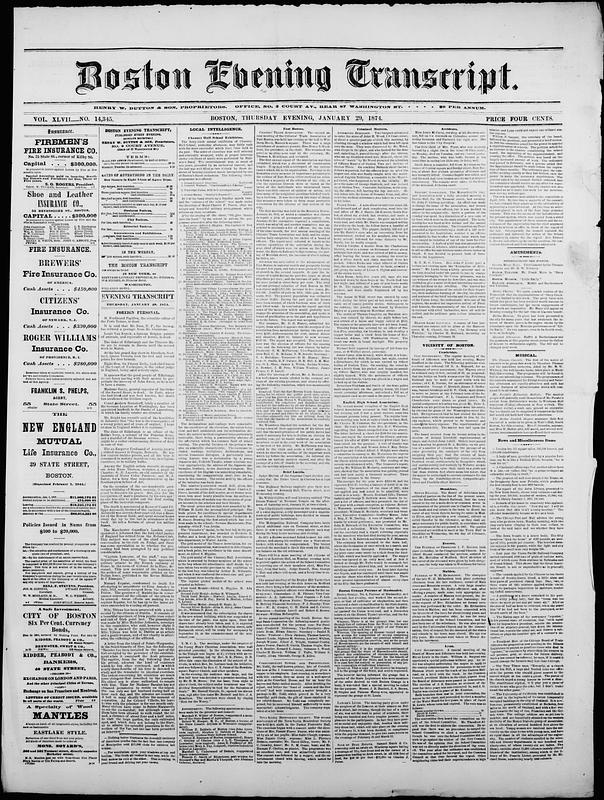 Boston Evening Transcript - Digital Commonwealth