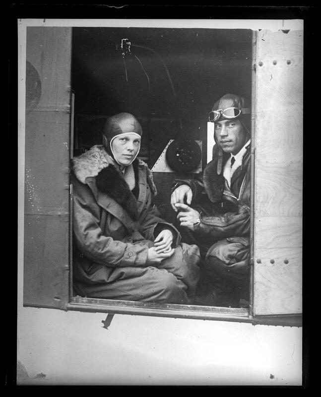 Amelia Earhart and Wilmer Stultz - Digital Commonwealth