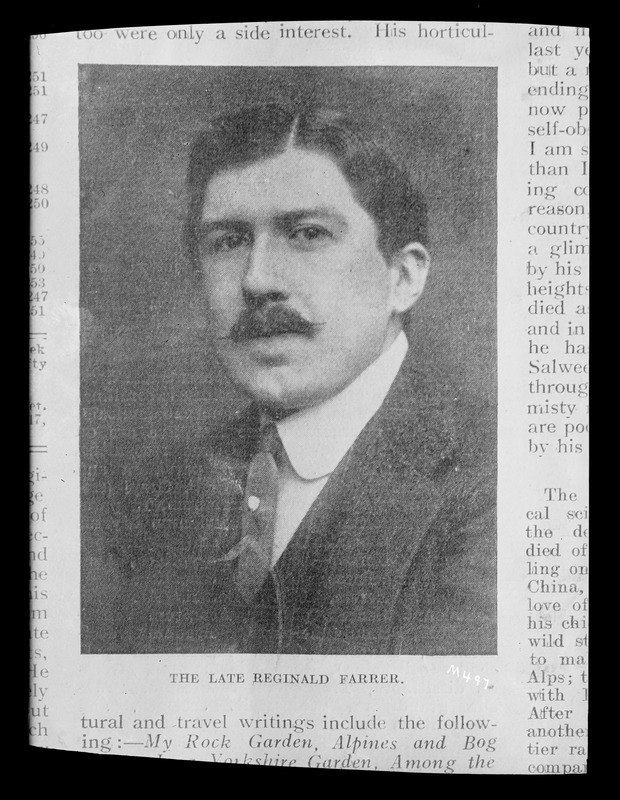 Reginald Farrer - Digital Commonwealth