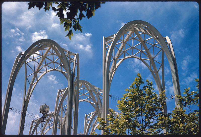 Science Pavilion arches, Century 21 Exposition, Seattle - Digital ...