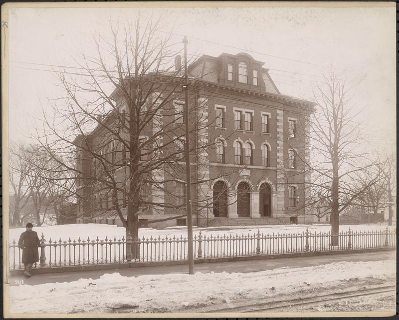 Curtis Hall, in which were the rooms of the Jamaica Plain Branch ...