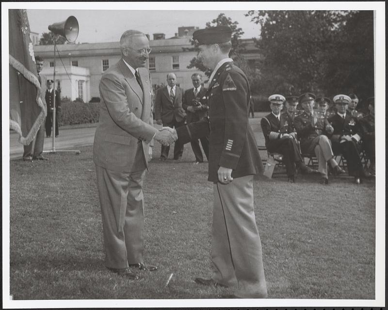 James M. Burt and President Harry Truman - Digital Commonwealth