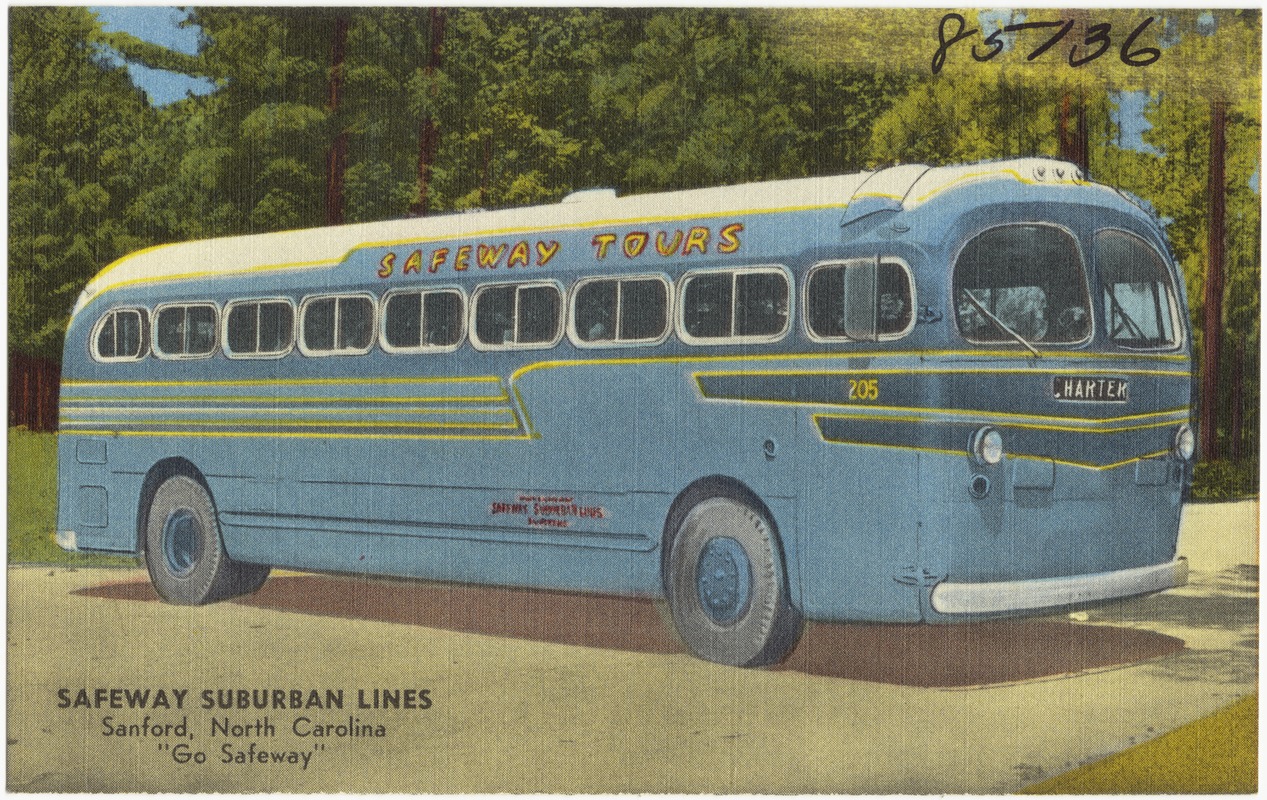 Safeway Suburban Lines, Sanford, North Carolina, "Go Safeway" - Digital ...