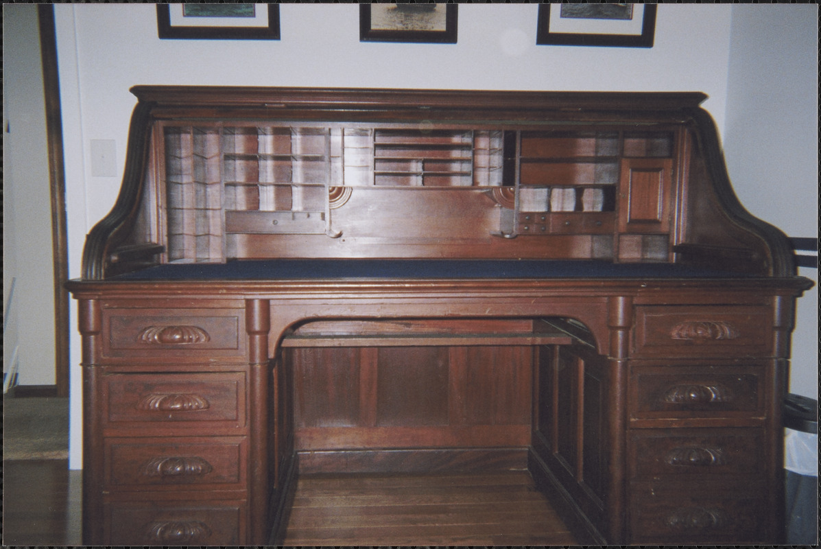 Charles Henry Davis's desk - Digital Commonwealth