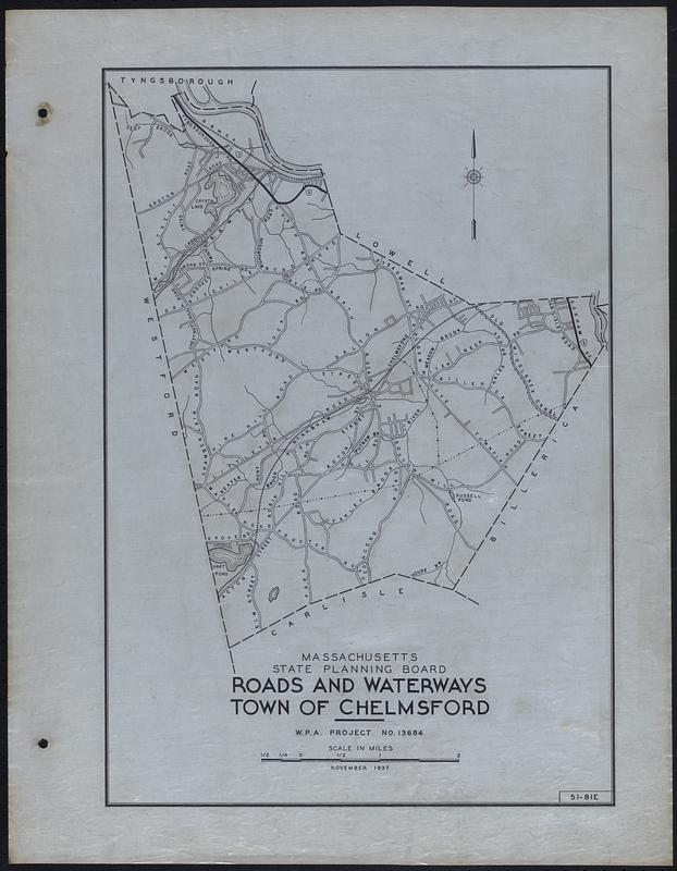 Roads and Waterways Town of Chelmsford - Digital Commonwealth