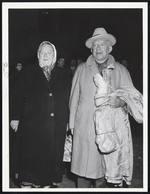 Home Again after a 20-hour train trip from Washington are Mr. and Mrs. Sam Rossman of Wolcott ...