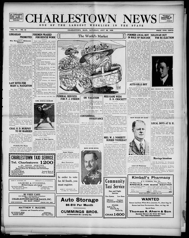 The Charlestown News. July 28, 1928 - Digital Commonwealth