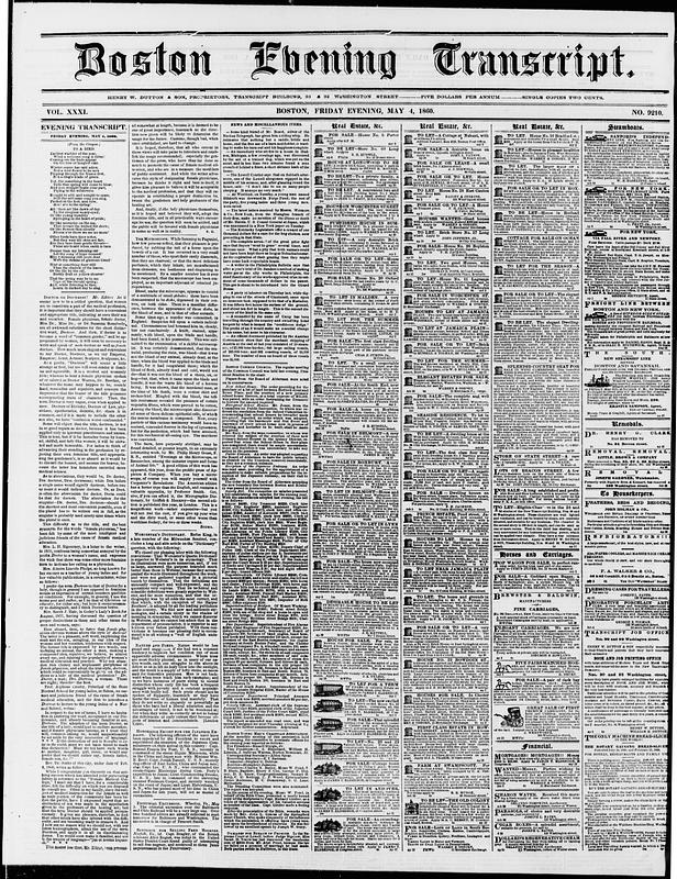Boston Evening Transcript - Digital Commonwealth