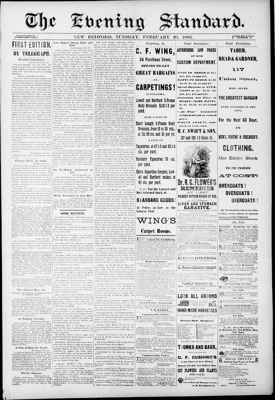Evening Standard. February 10, 1885 - Digital Commonwealth