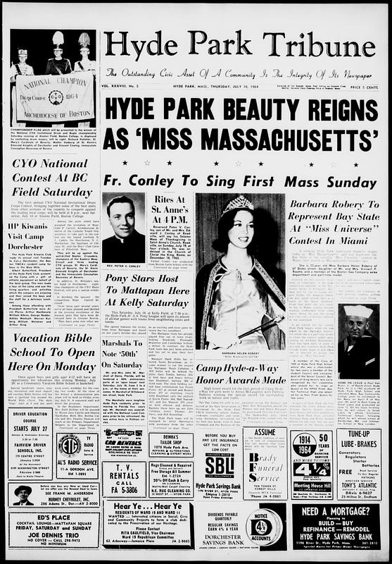 Hyde Park Tribune. July 16, 1964 - Digital Commonwealth