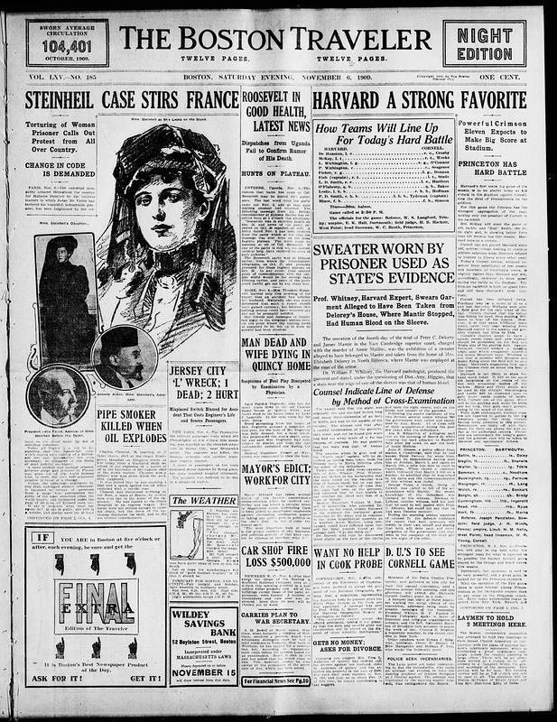 The Boston Traveler. November 06, 1909 - Digital Commonwealth