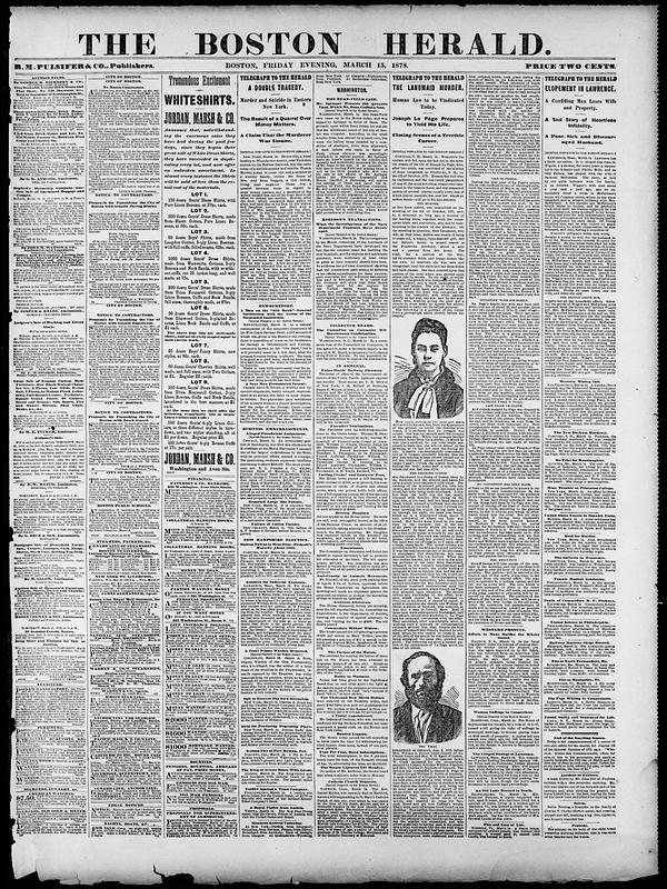 The Boston Herald. March 15, 1878 - Digital Commonwealth