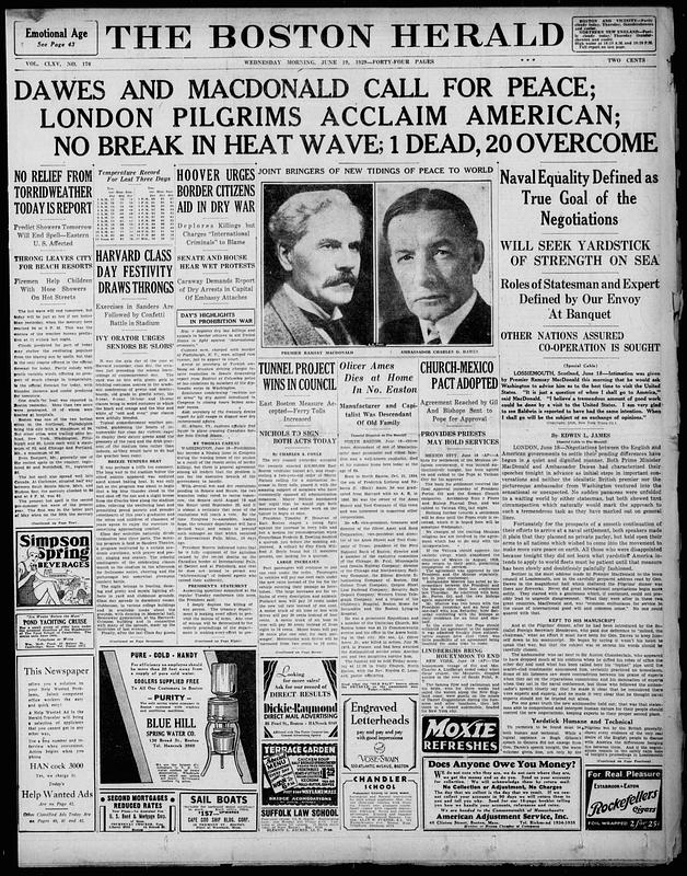 Boston Herald. June 19, 1929 - Digital Commonwealth