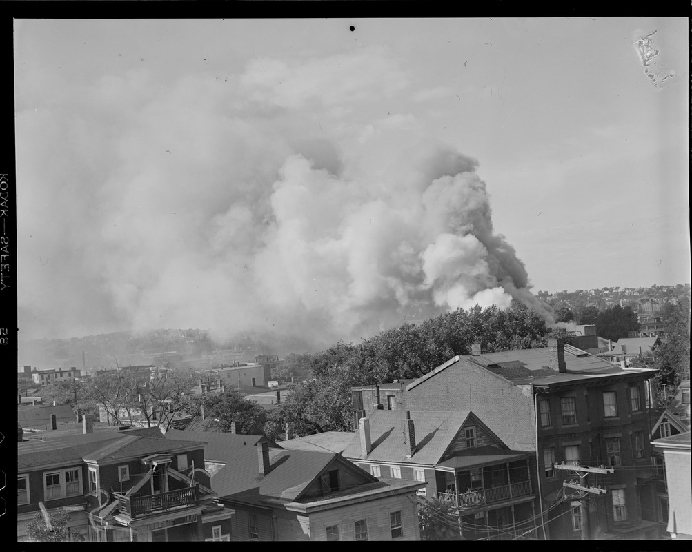 Unidentified fire - Digital Commonwealth
