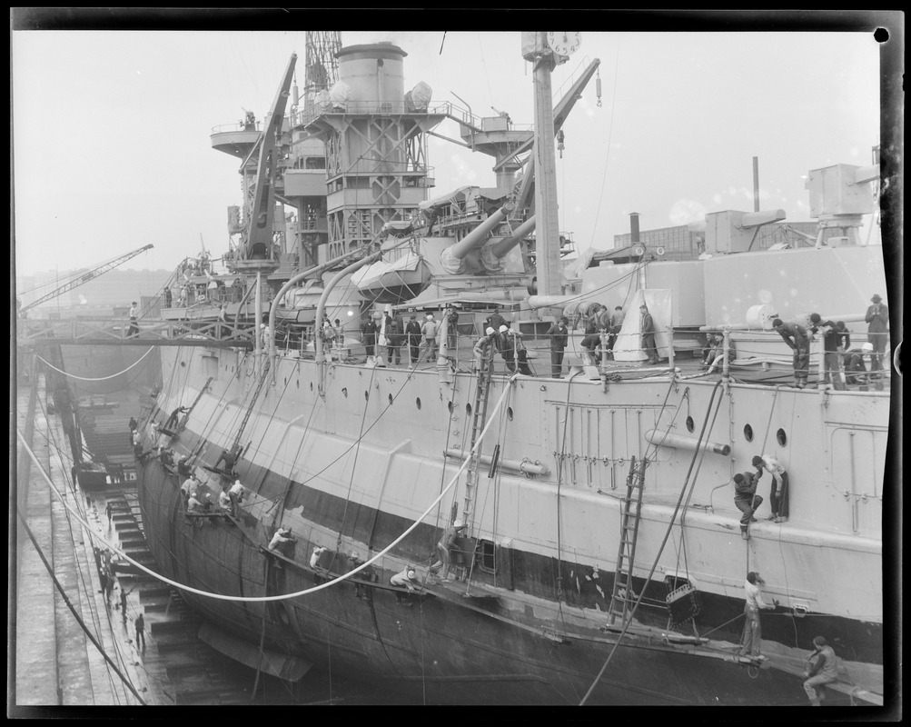 Ship - battleship - Digital Commonwealth