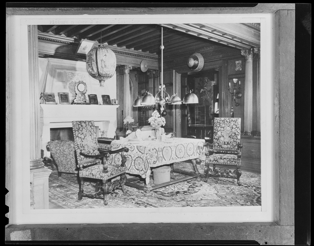 Interior, Larz Anderson Estate, Brookline - Digital Commonwealth