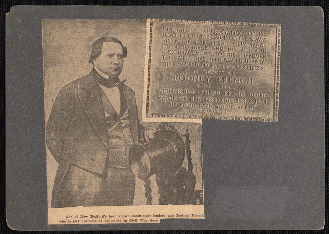 Rodney French in photo taken in 1860s - Digital Commonwealth