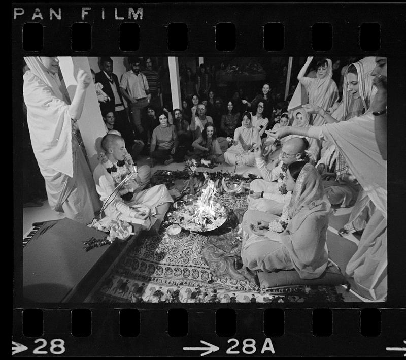 Hari Krishna wedding, Brighton - Digital Commonwealth