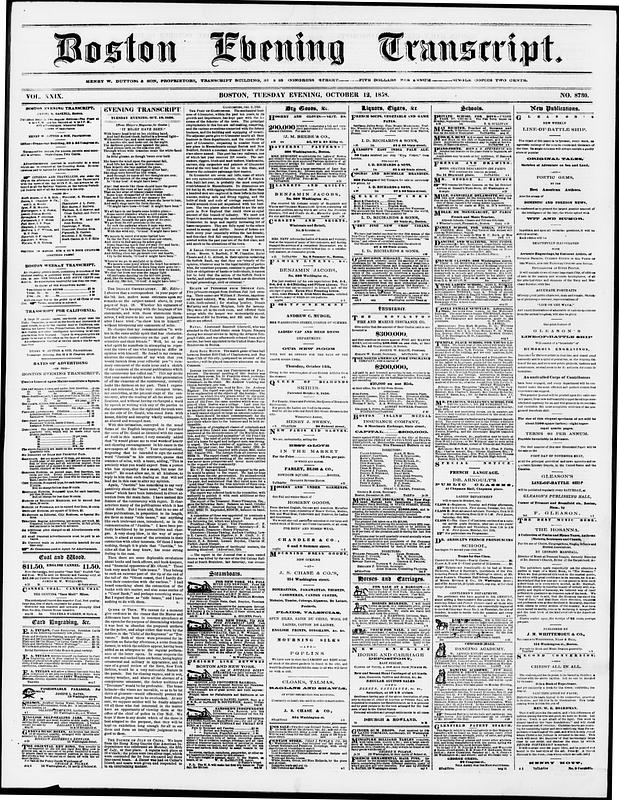 Boston Evening Transcript - Digital Commonwealth