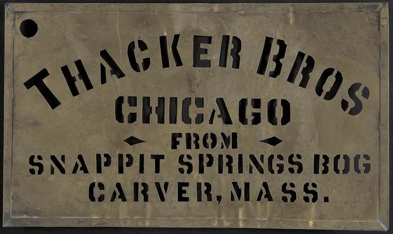 Thacker Bros. Chicago from Snappit Springs Bog Carver, Mass. Fruit ...