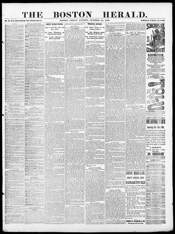 The Boston Herald. October 29, 1880 - Digital Commonwealth