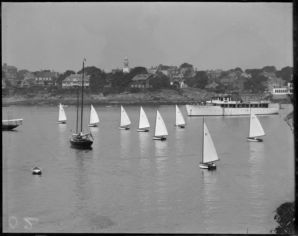 Sailing off Marblehead - Digital Commonwealth