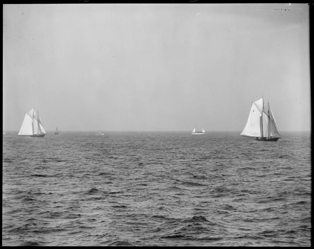No. 2 Gertrude L. Thebaud and Bluenose - Gloucester - Digital Commonwealth