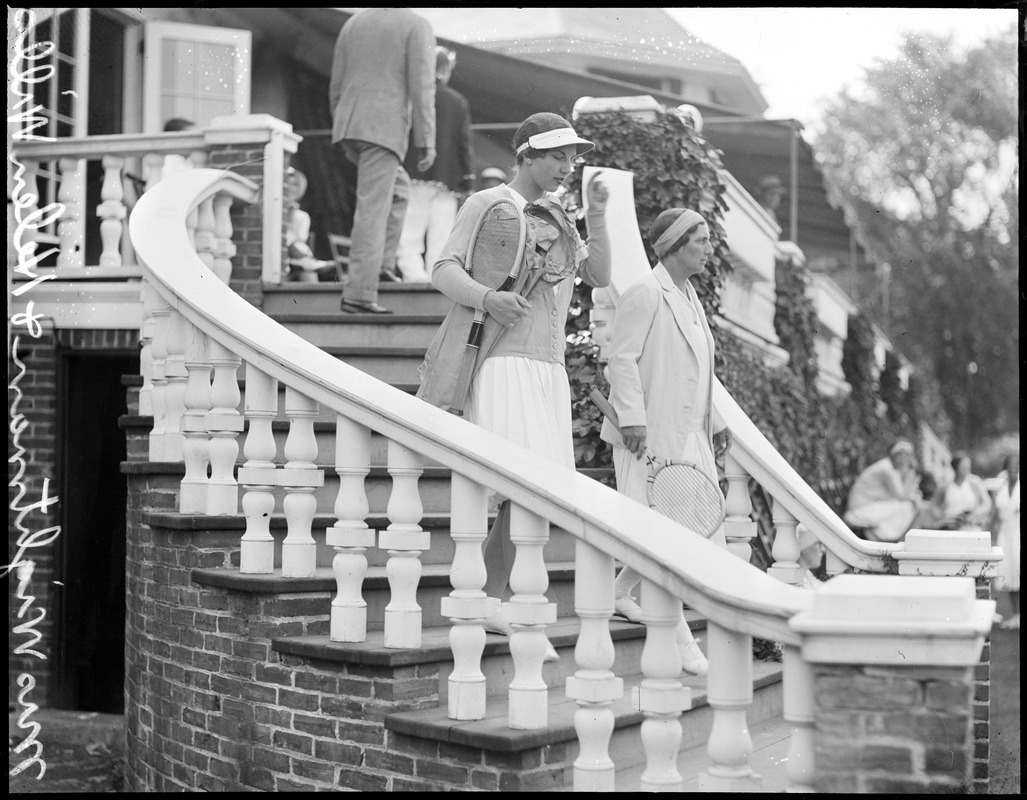 Helen Wills and Mrs. Wightman - Digital Commonwealth