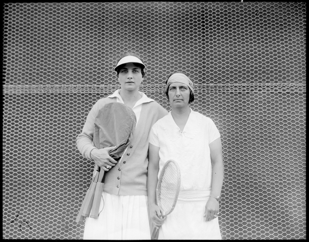 Helen Wills and Mrs. Wightman - Digital Commonwealth