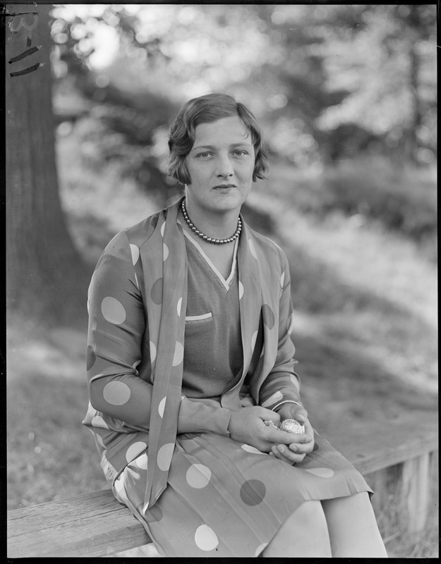 Miss Helen Jacobs, Tennis Star, at Chestnut Hill - Digital Commonwealth