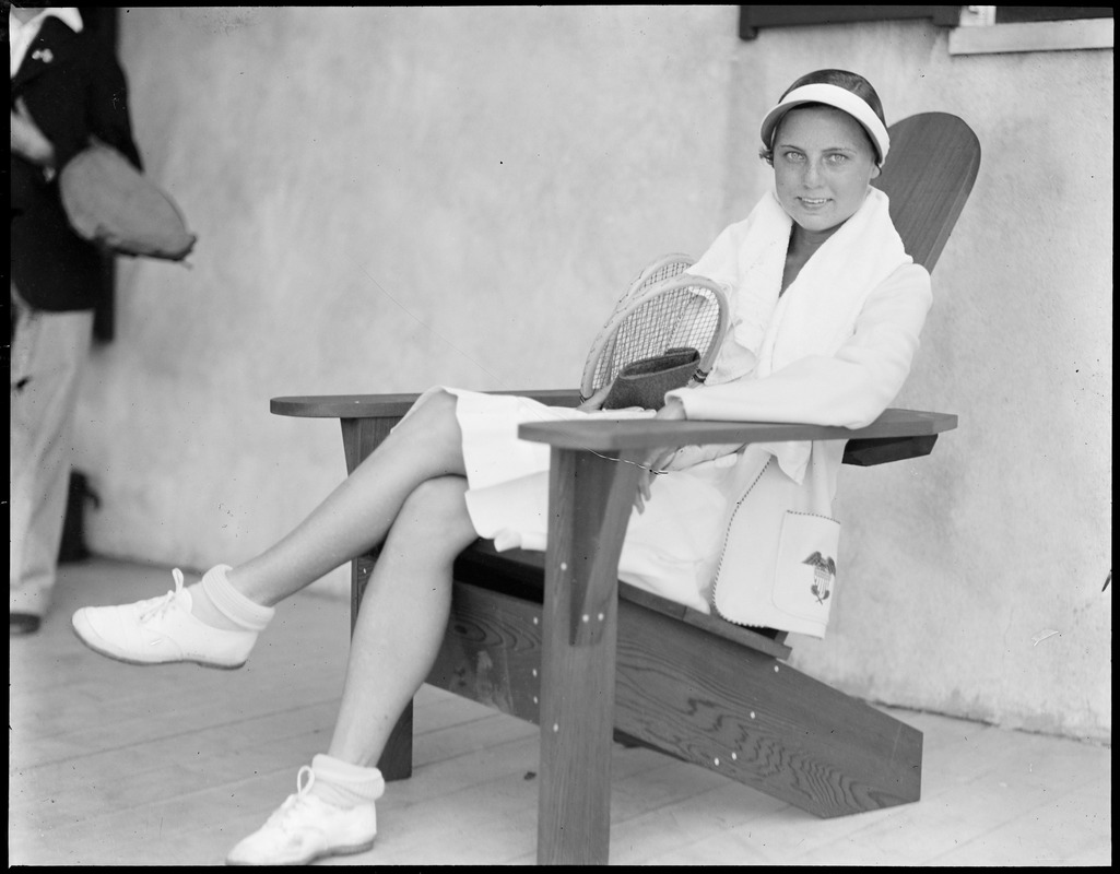 Mary Greef, tennis star, Longwood - Digital Commonwealth