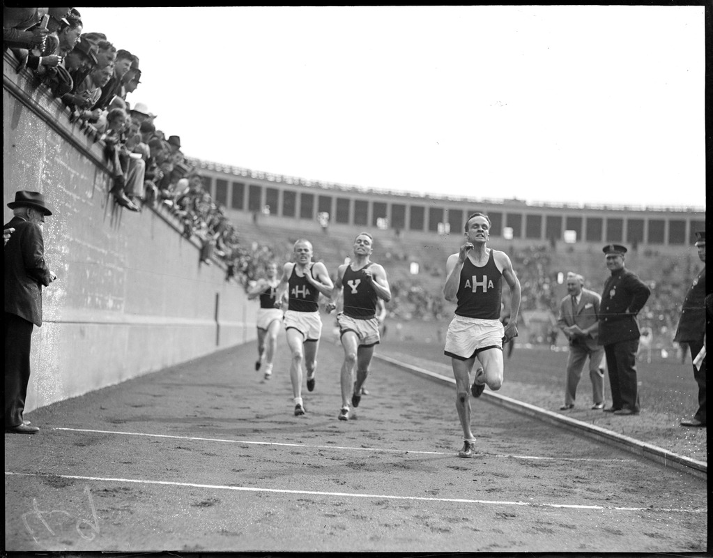 Harvard-Yale track, stadium - Digital Commonwealth