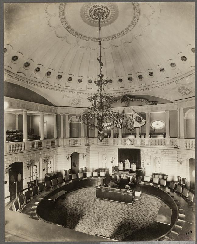 Senate chamber, Mass. State House - Digital Commonwealth