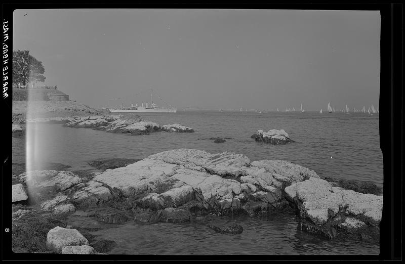 Marblehead, "Out Beyond Lighthouse," marine - Digital Commonwealth