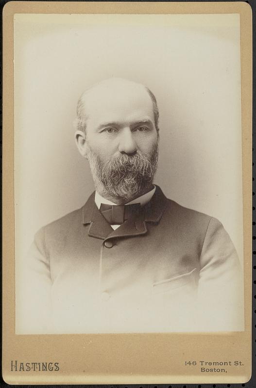 Boston Latin School 1891 Faculty portrait, Grenville Cyrus Emery ...