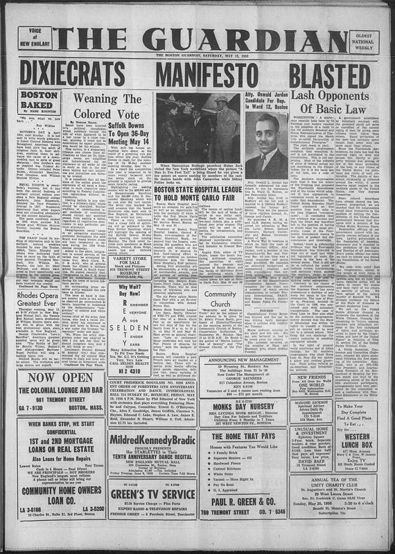The Guardian. May 12, 1956 - Digital Commonwealth