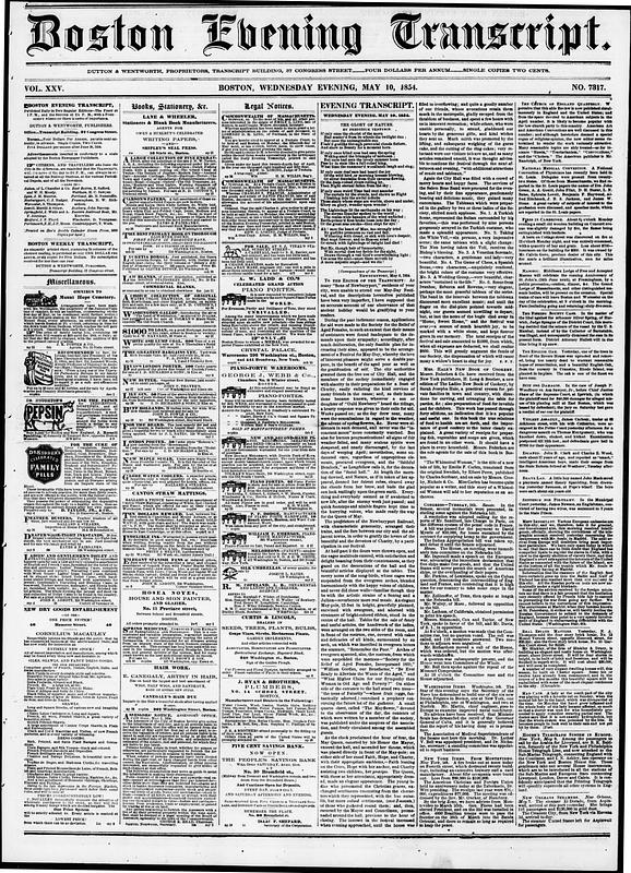 Boston Evening Transcript - Digital Commonwealth