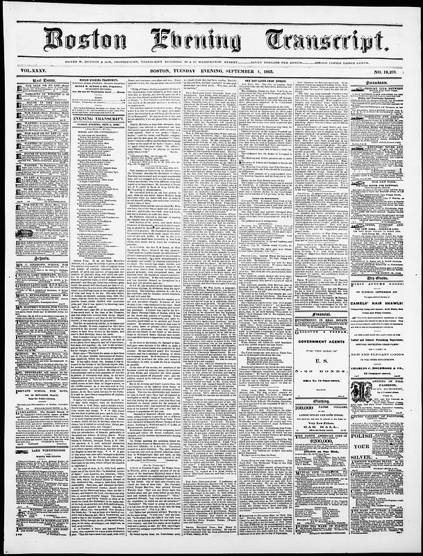 Boston Evening Transcript - Digital Commonwealth