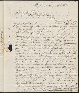 Josiah Batchelder to George Coffin, 27 August 1842 - Digital Commonwealth
