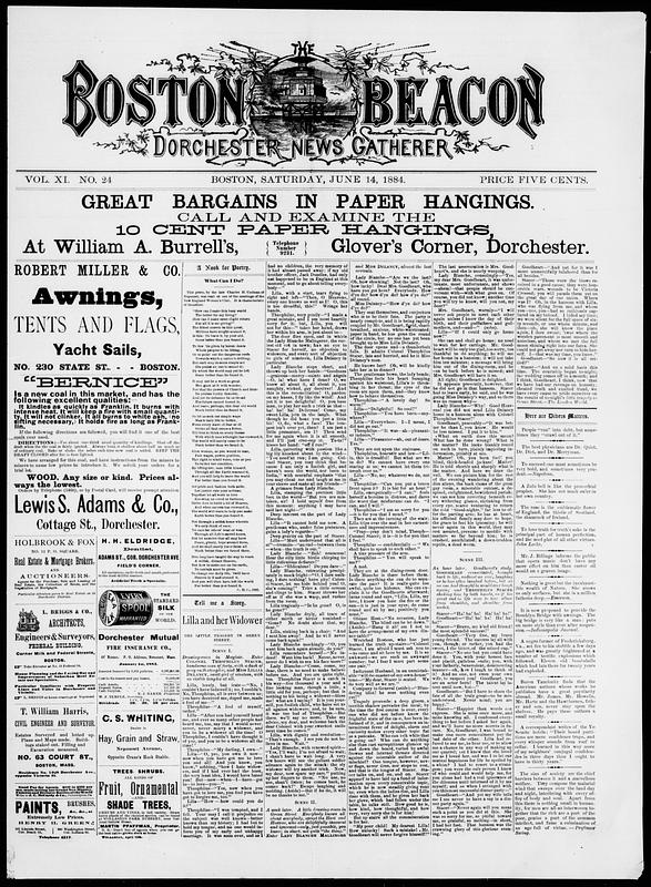 The Boston Beacon and Dorchester News Gatherer, June 14, 1884 - Digital ...