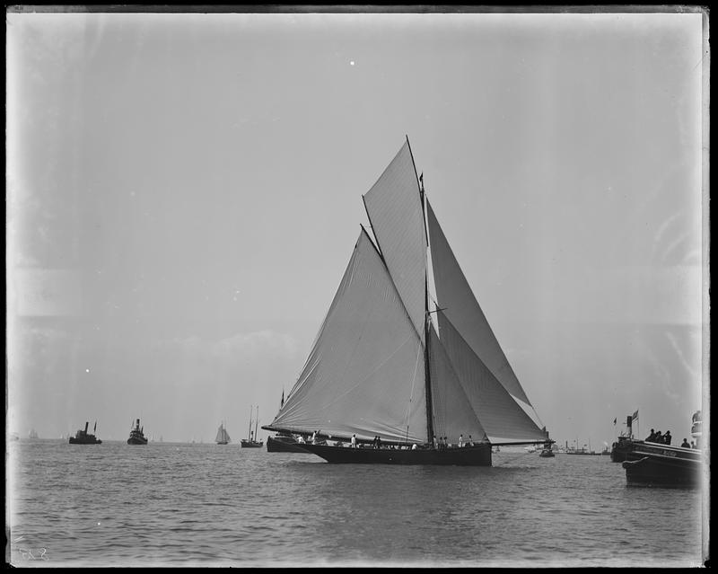 Yacht Genesta, first day New York - Digital Commonwealth