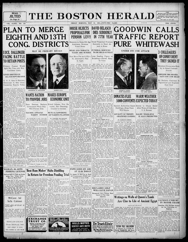 Boston Herald. May 15, 1931 - Digital Commonwealth