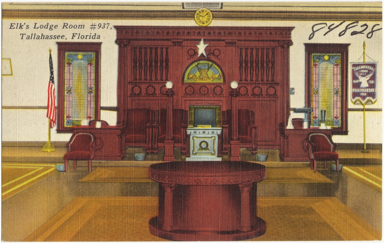 Elk's Lodge room #937, Tallahassee, Florida - Digital Commonwealth