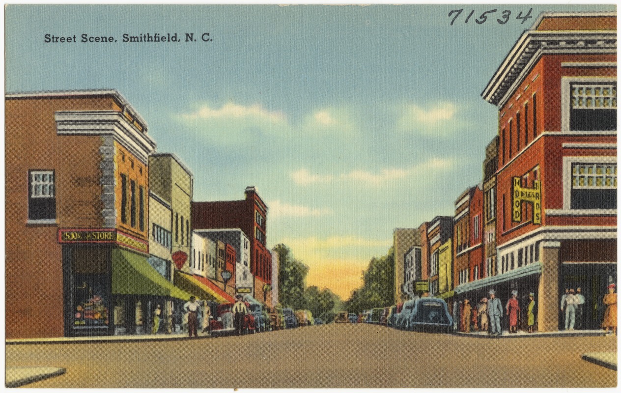 Street scene, Smithfield, N. C. - Digital Commonwealth