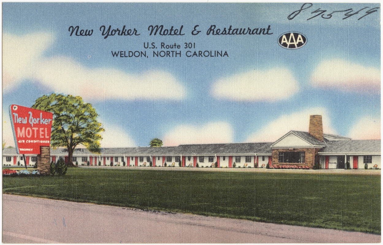 New Yorker Motel & Restaurant, U.S. Route 301, Weldon, North Carolina ...