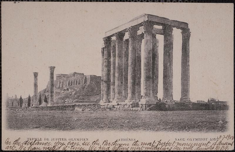 Temple de Jupiter Olympien = Ναος Ολυμπιου Διος - Digital Commonwealth