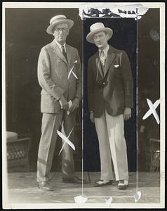 Jimmy and George at Miami Race Track. George Ade, famous humorist and ...
