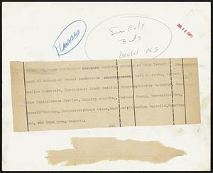 Dental Graduates Completing training program at Beth Israel. Hospital ...